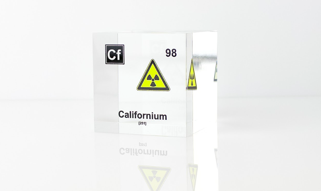 Californium Element Cube – Engineered Labs