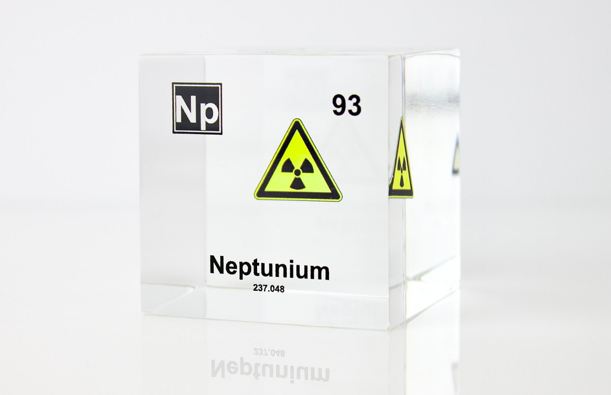 Neptunium Element Cube – Engineered Labs