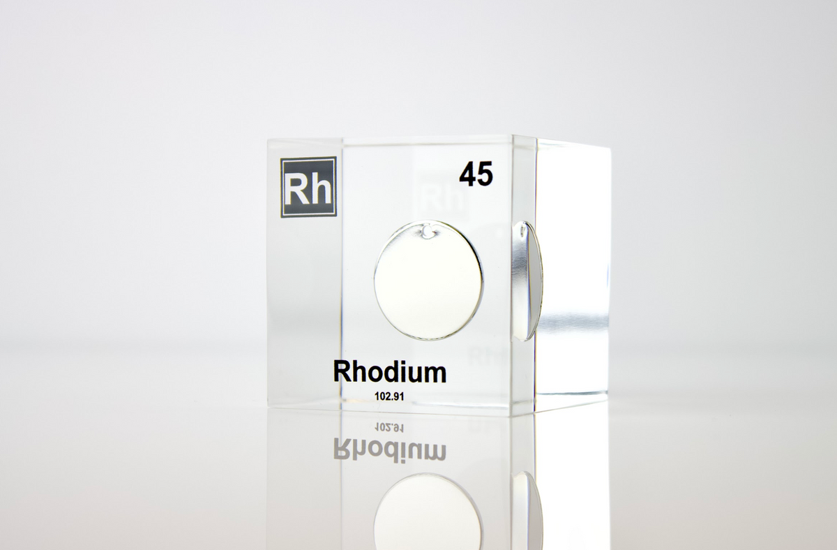 Rhodium Element Cube – Engineered Labs