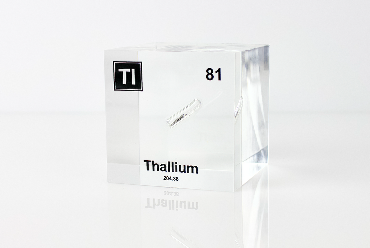 Thallium Element Cube – Engineered Labs