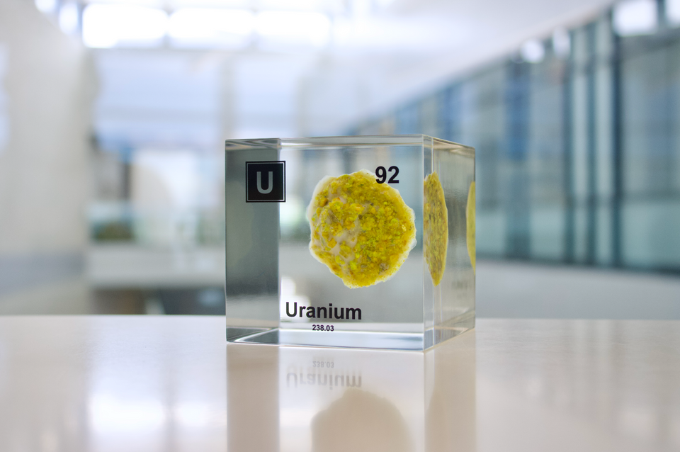 3 inch Uranium Cube (Free Geiger Counter, UV light) – Engineered Labs