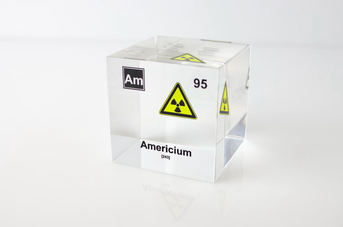 Americium Element Cube – Engineered Labs