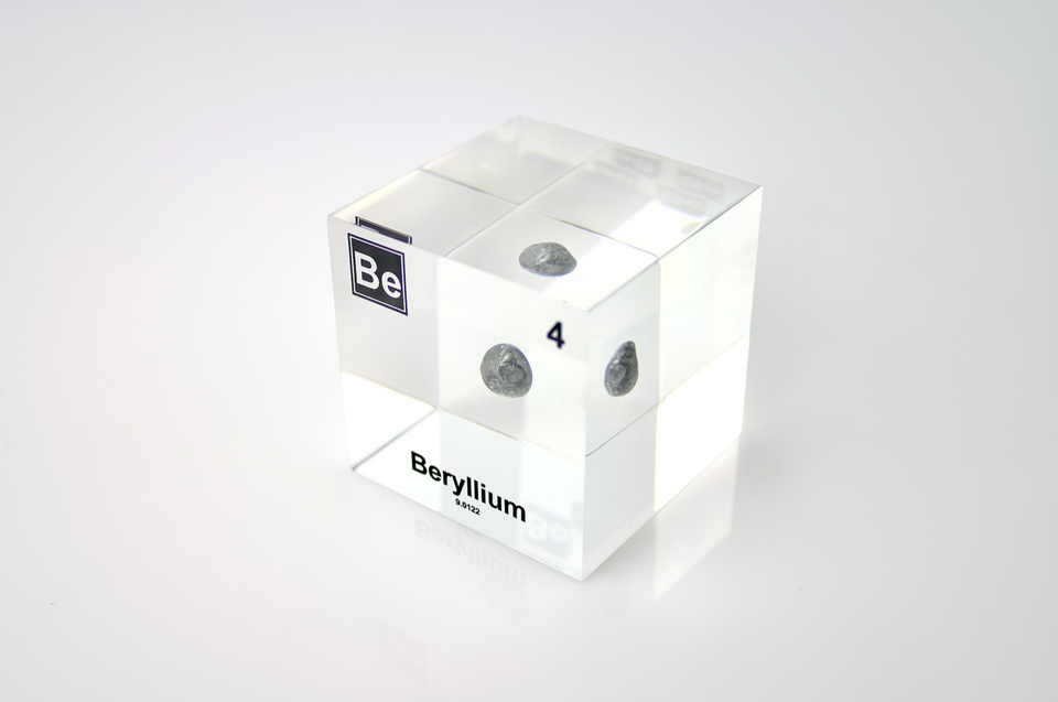 Beryllium Element Cube – Engineered Labs