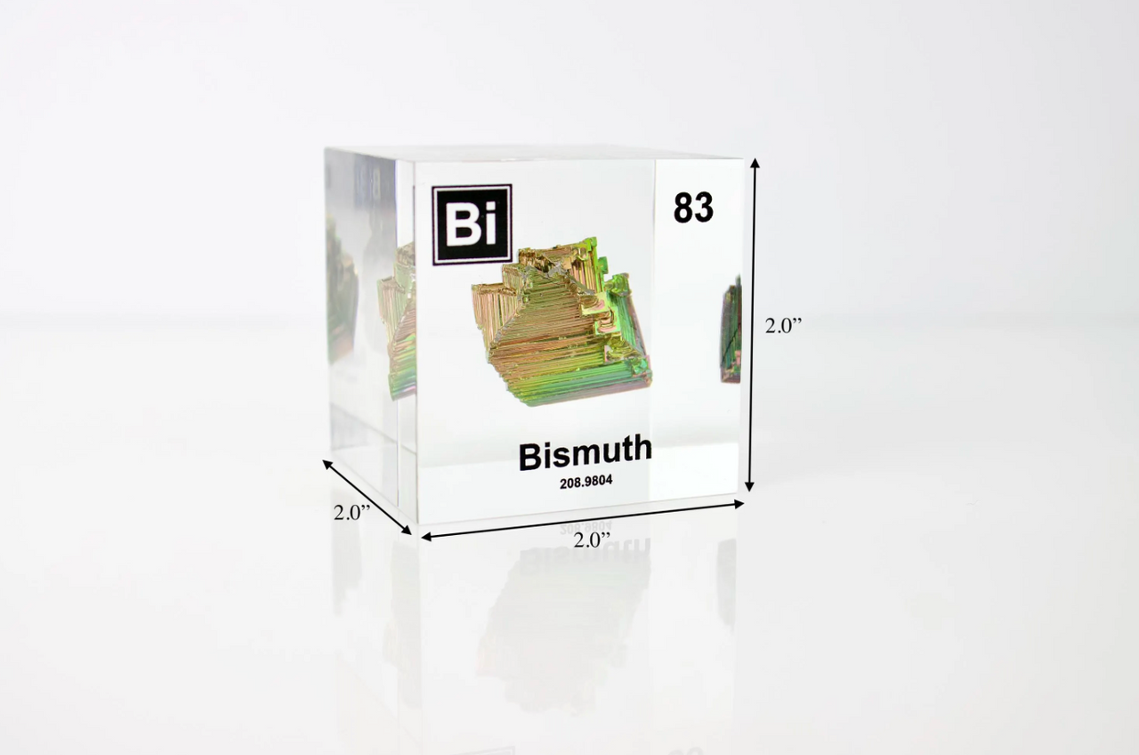 Bismuth Element Cube – Engineered Labs