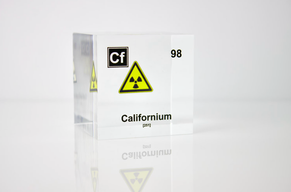 Californium Element Cube – Engineered Labs
