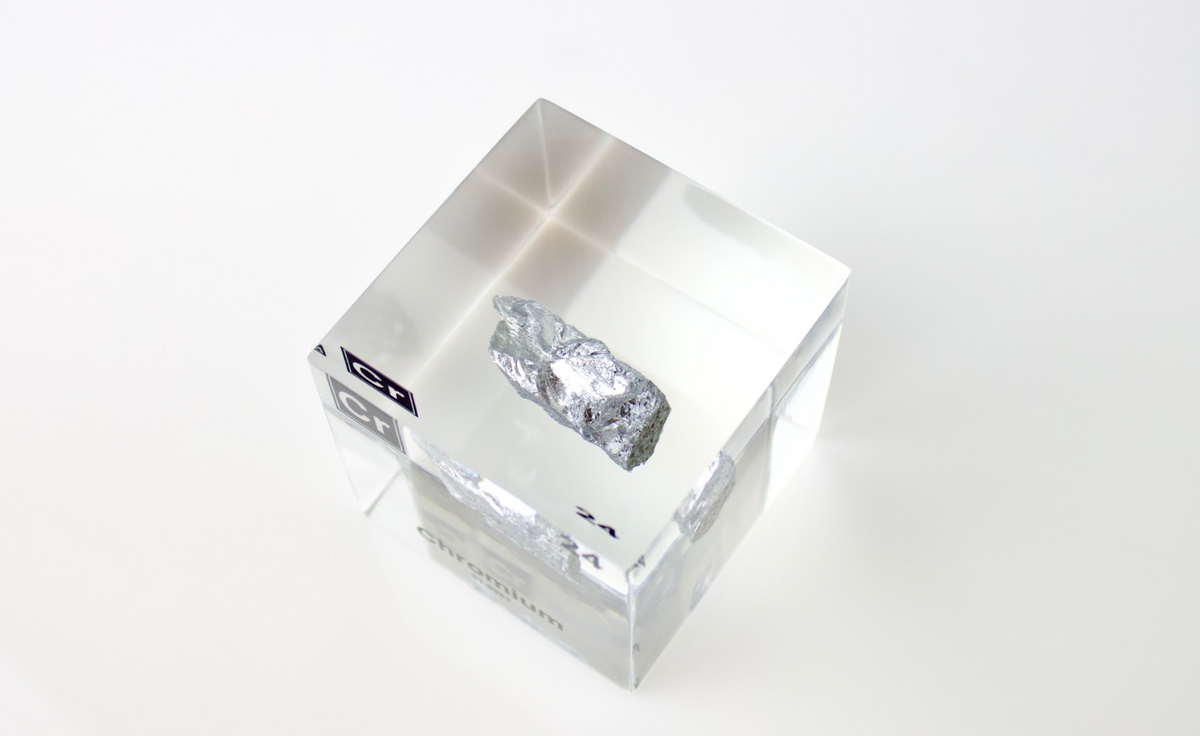 Chromium Element Cube – Engineered Labs