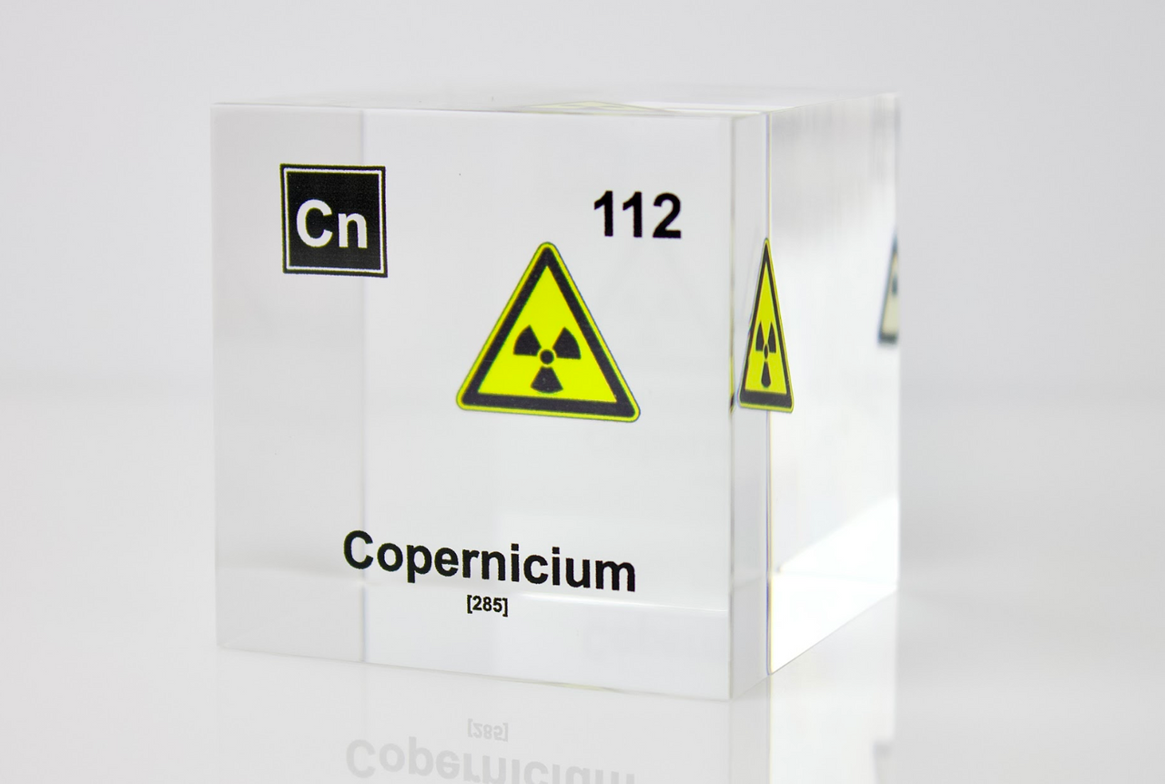Copernicium Element Cube – Engineered Labs
