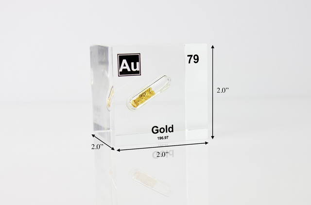 Gold Element Cube – Engineered Labs