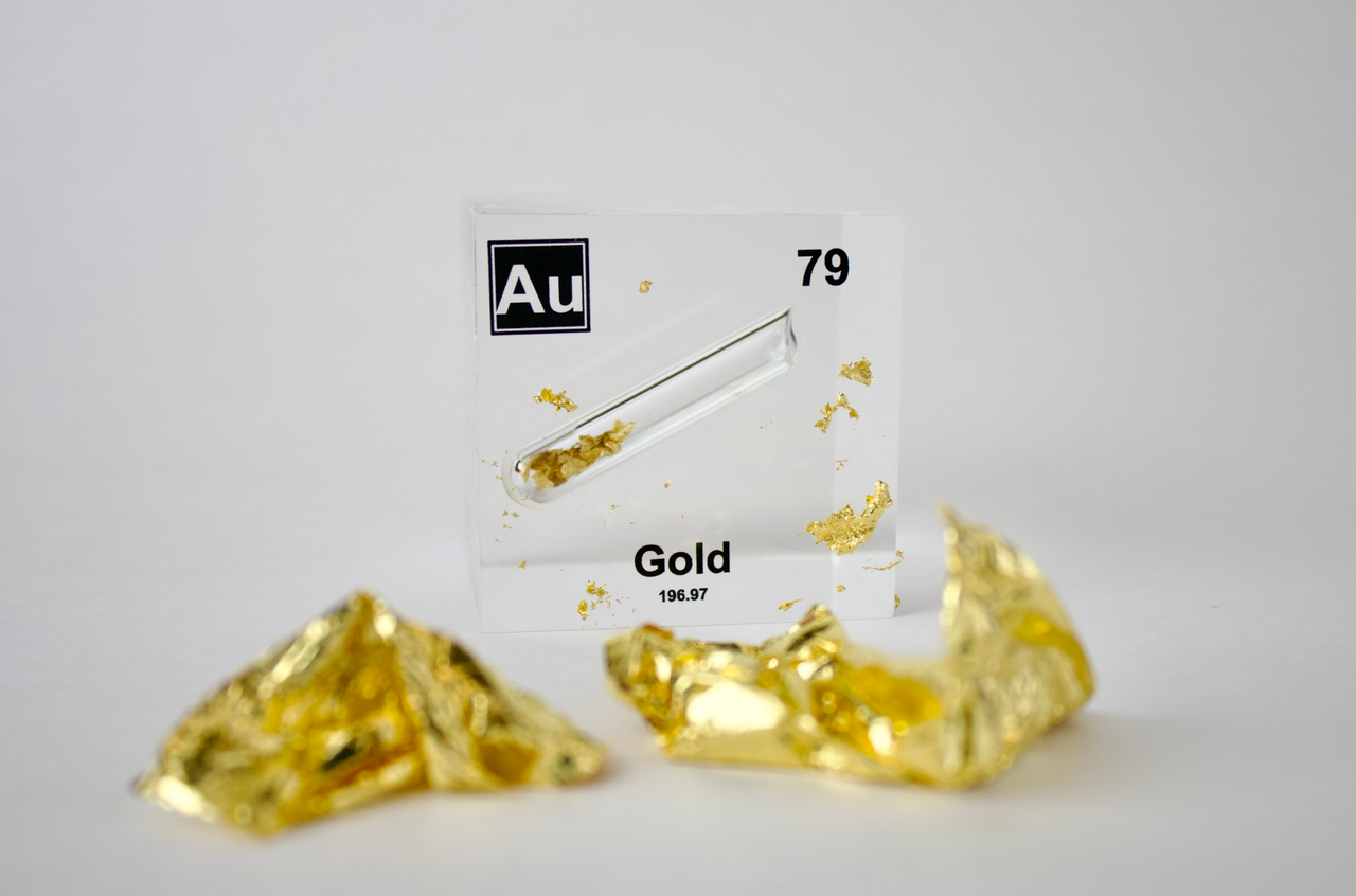 Gold Element Cube – Engineered Labs