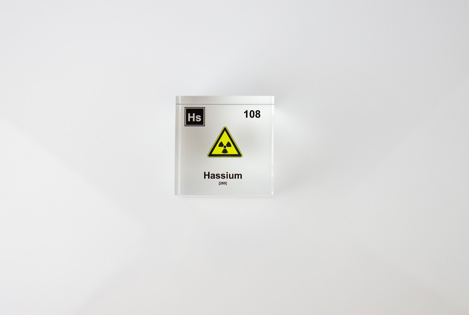 Hassium Element Cube – Engineered Labs