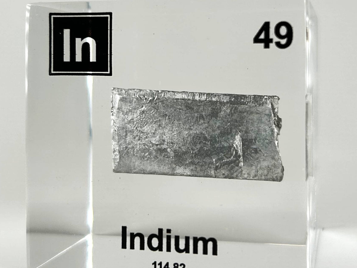 Indium Element Cube – Engineered Labs