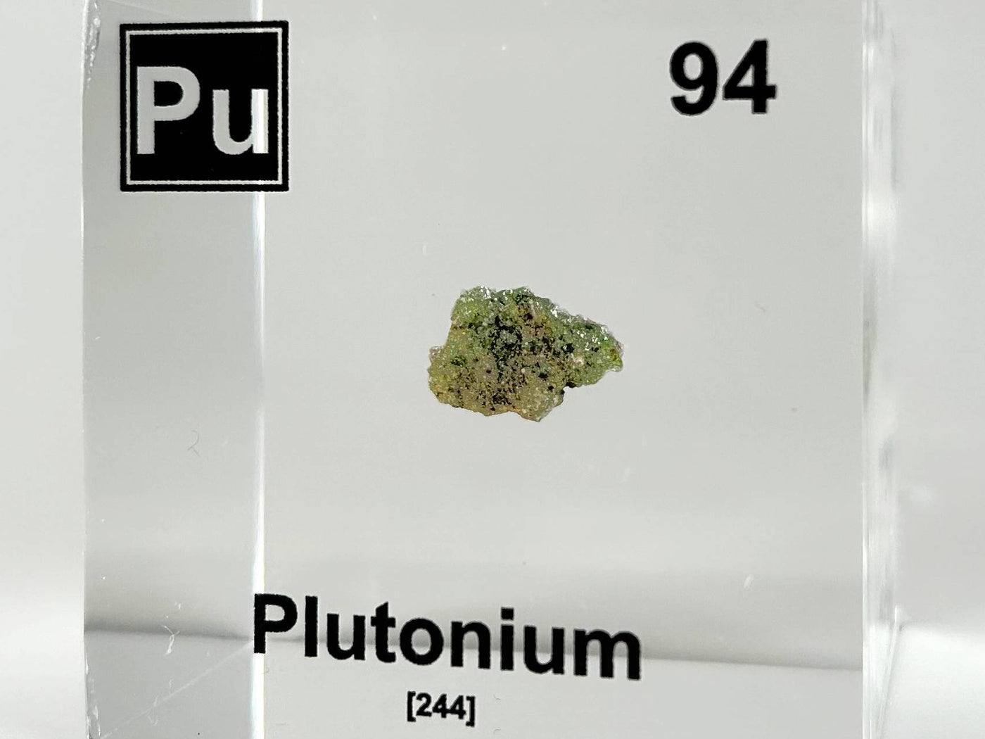 Plutonium Element Cube (Trinitite Sample) – Engineered Labs