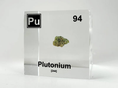 Plutonium Element Cube (Trinitite Sample) – Engineered Labs