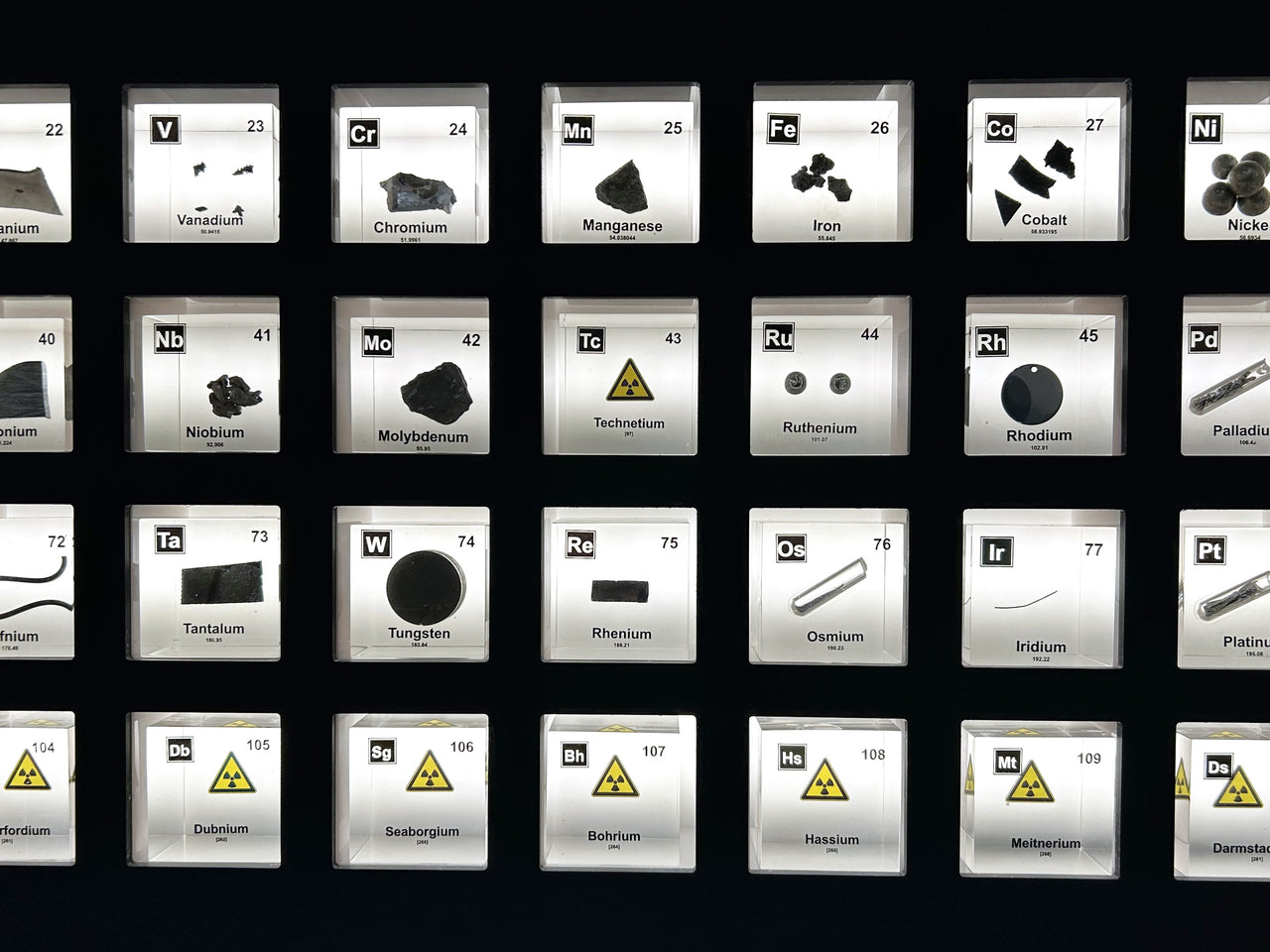 Cube Display and 118 Element cubes (temporary backorder) – Engineered Labs