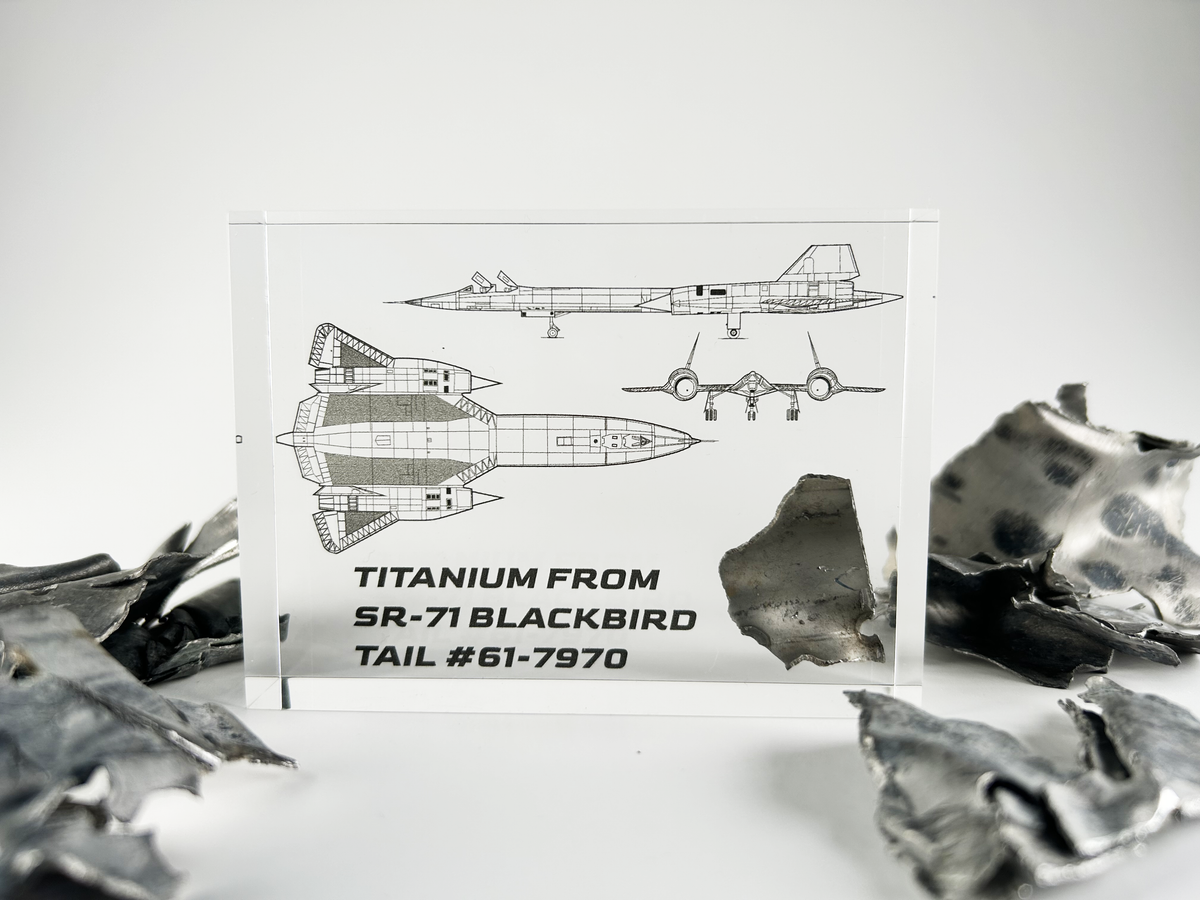 SR-71 Blackbird Titanium (Jet Blueprint) – Engineered Labs