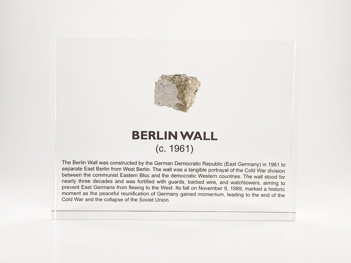 Berlin Wall Artifact Display – Engineered Labs