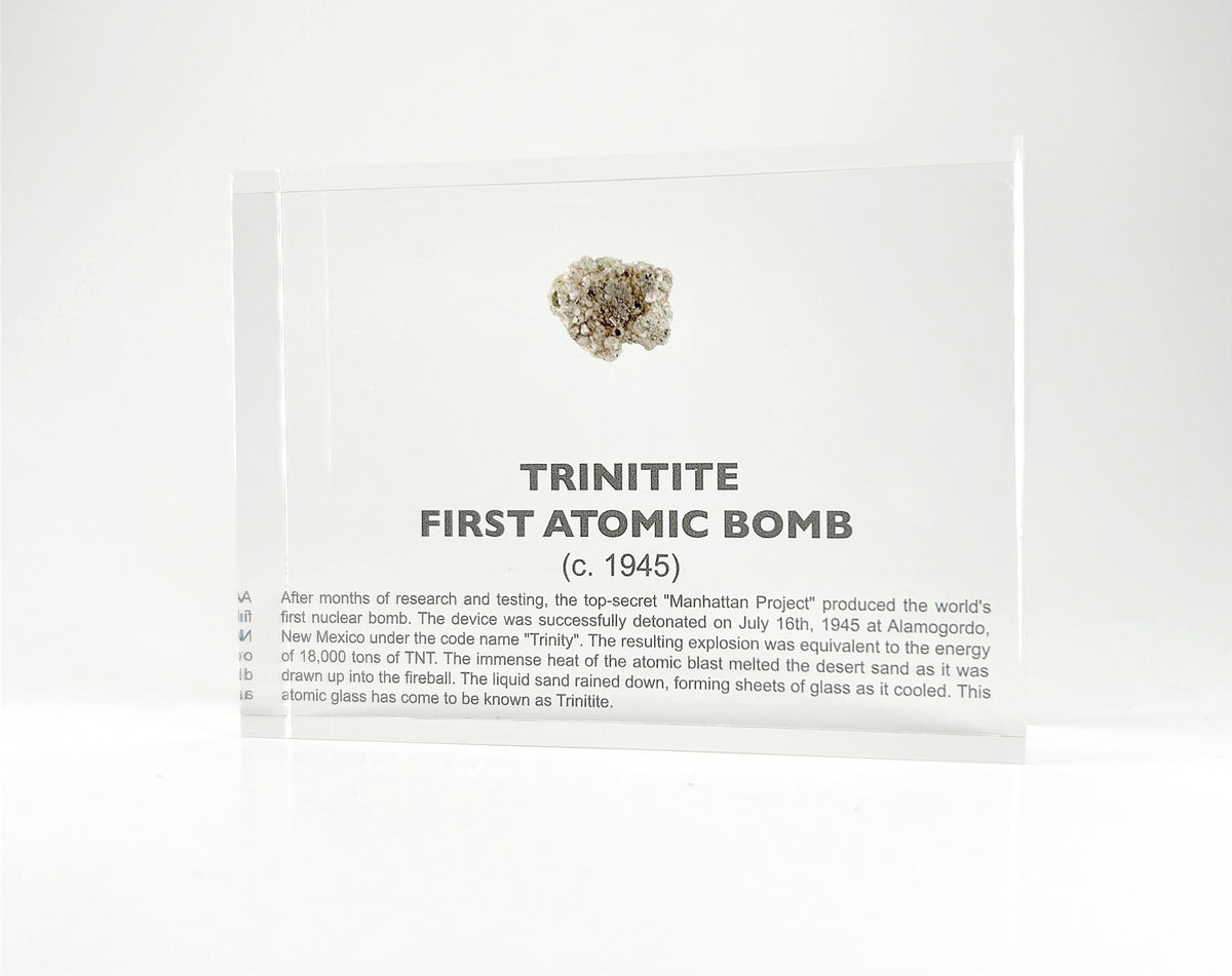 Trinitite (First Atomic Bomb) – Engineered Labs