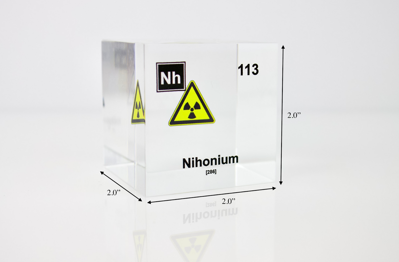Nihonium Element Cube – Engineered Labs