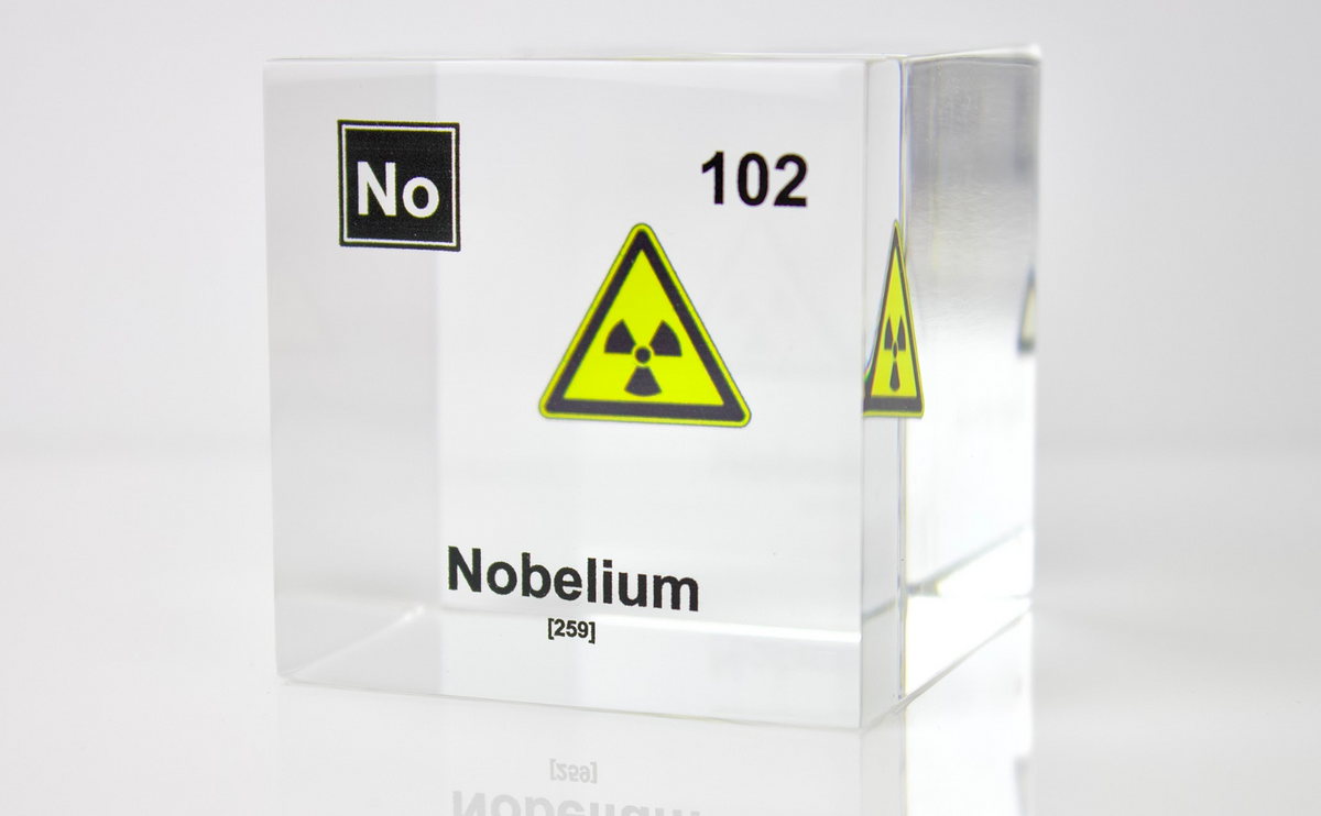 Nobelium Metal Smoke Detector Element, A Sample Of The Element