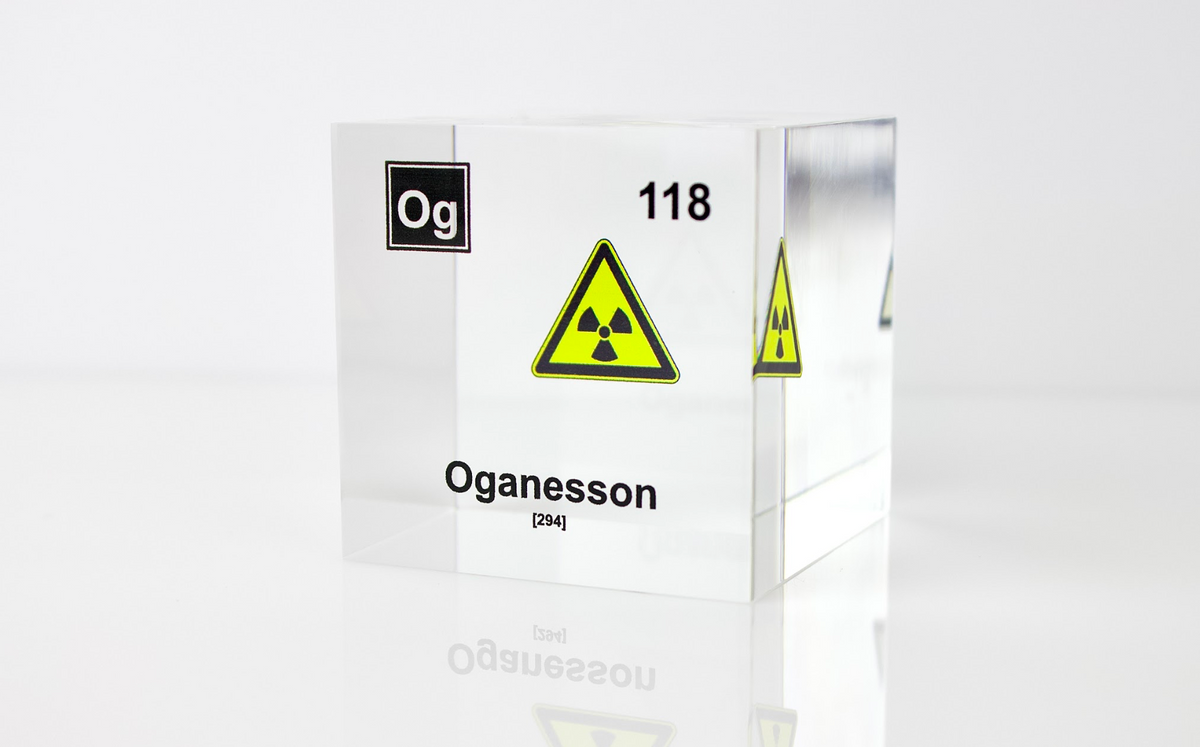 Oganesson Element Cube – Engineered Labs