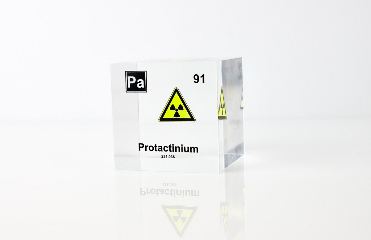 Protactinium Element Cube – Engineered Labs