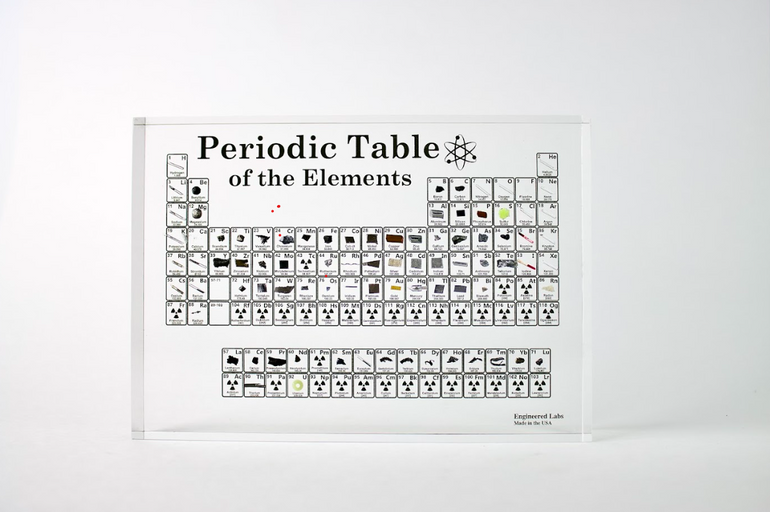 Engineered Labs - Periodic Table Collections with Real Elements