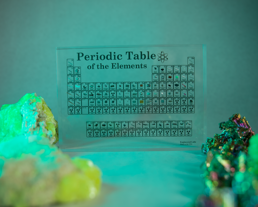 Engineered Labs - Periodic Table Collections with Real Elements