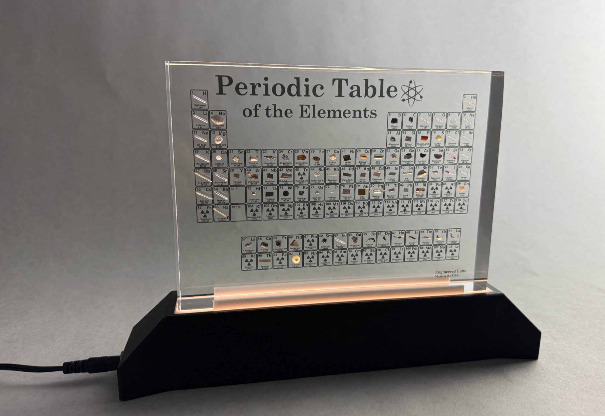 Heritage Periodic Table: Collector's Edition 85 Elements & Light Bar D ...