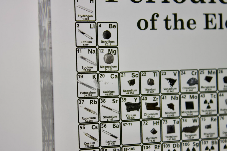 Engineered Labs - Periodic Table Collections with Real Elements