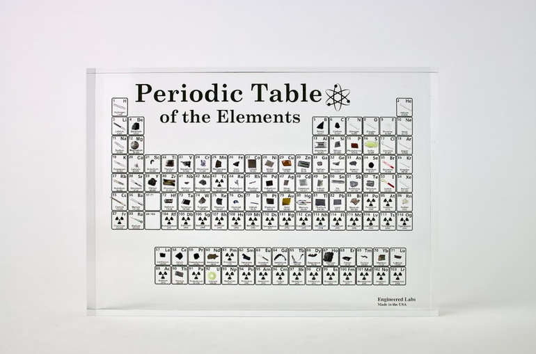 Engineered Labs - Periodic Table Collections with Real Elements