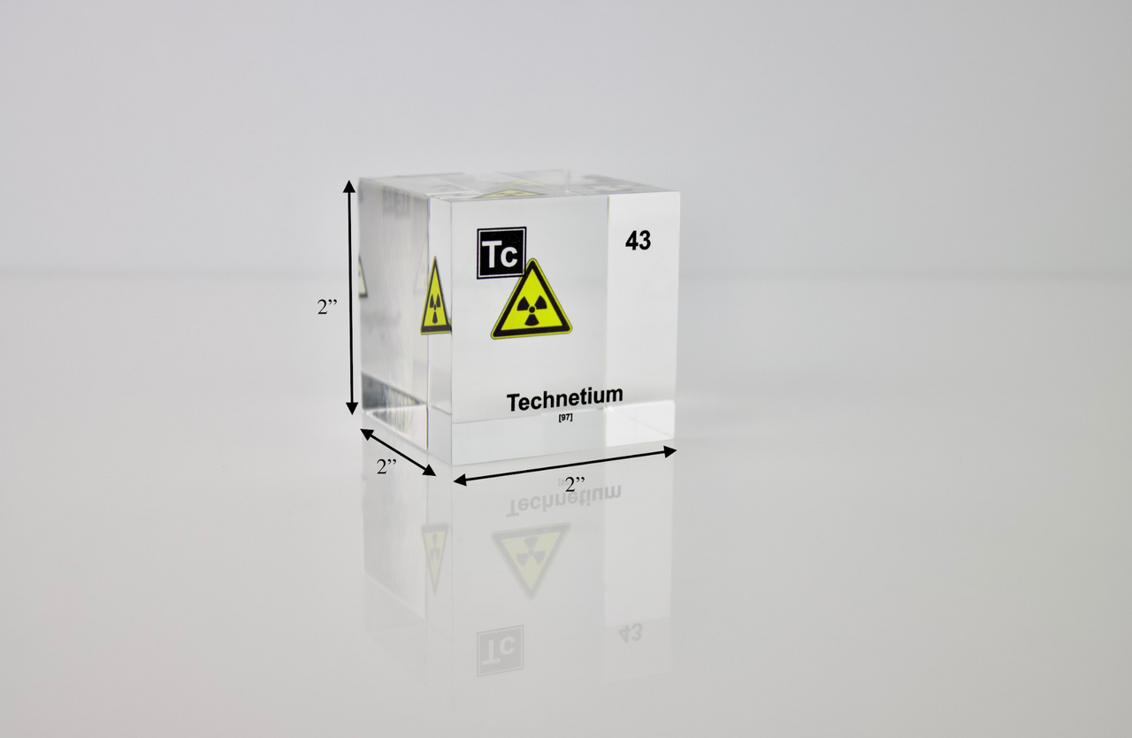 Technetium Element Cube – Engineered Labs
