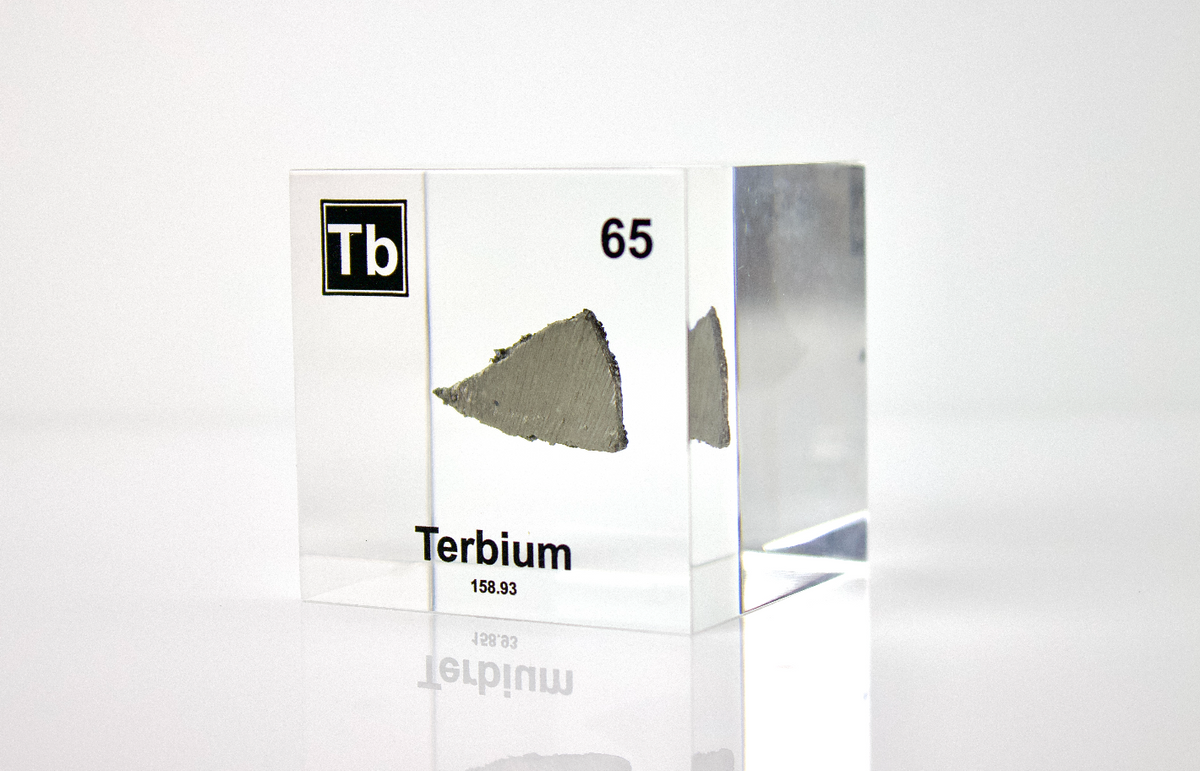 Terbium Element Cube – Engineered Labs