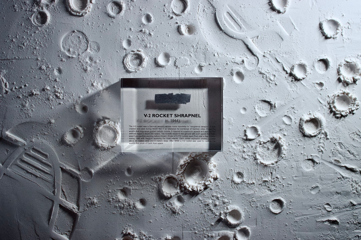 V-2 Rocket Shrapnel Artifact Display – Engineered Labs