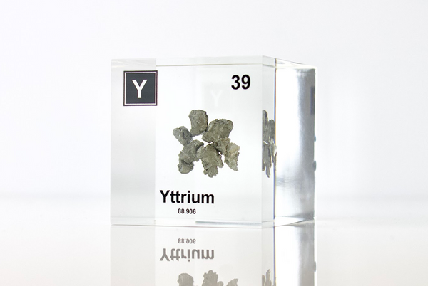 Glass Vials Yttrium Metal Element 39, Periodic Table Of The Elements ...