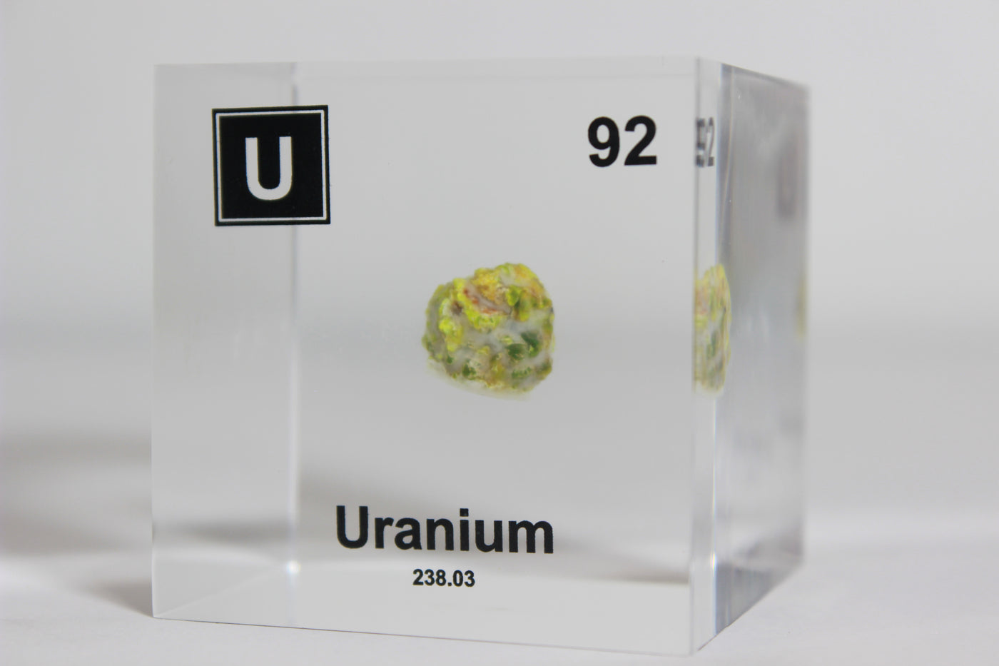 Uranium Element Cube (2inch Autunite) – Engineered Labs